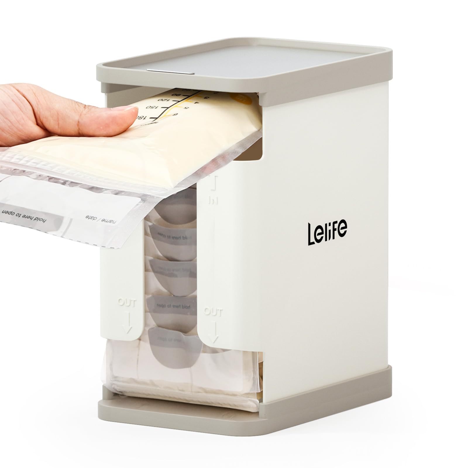 Breastmilk Freezer Organizer | Breastmilk Storage Container Storing ...